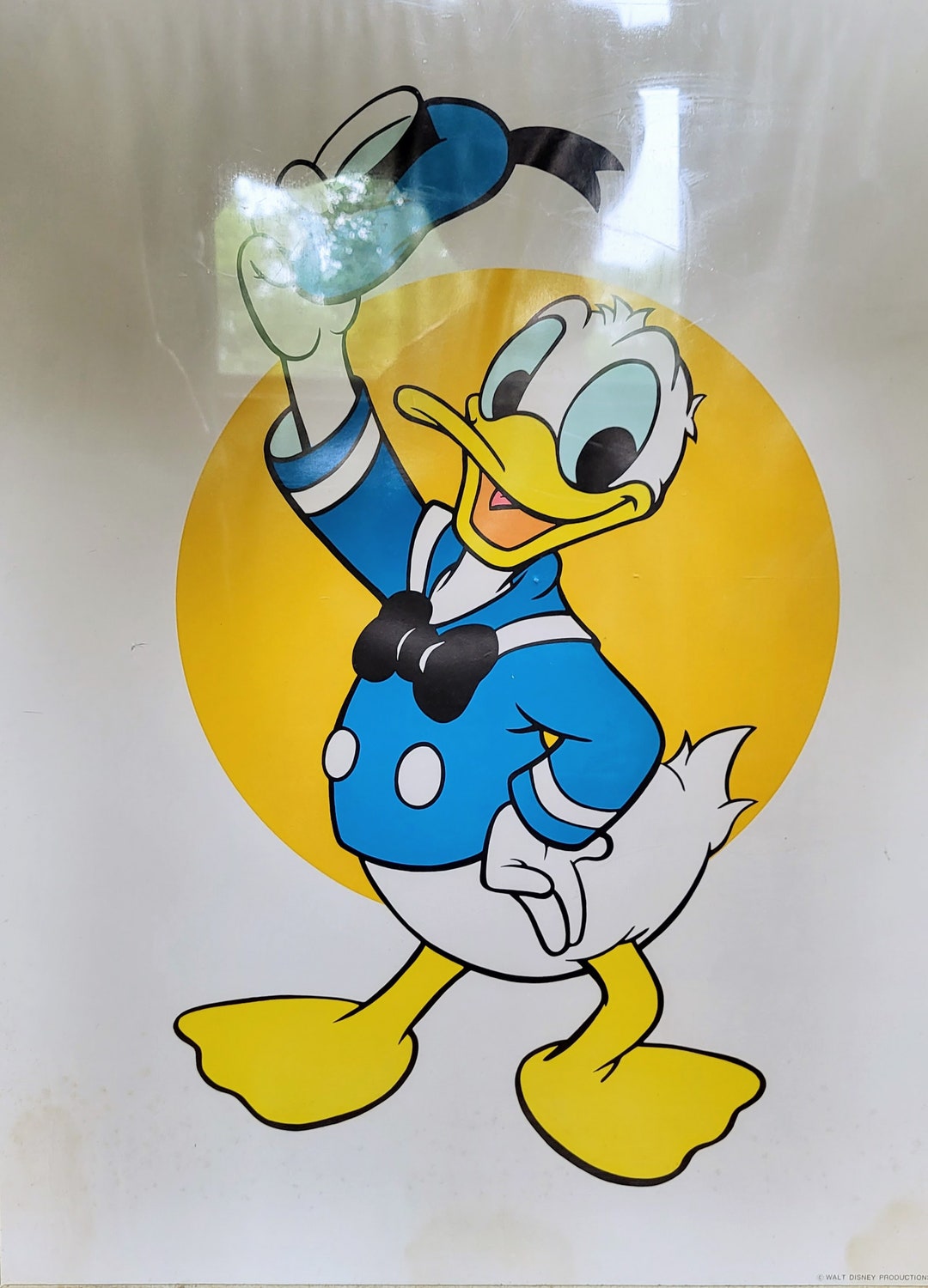 VINTAGE 1985 Donald Duck Poster by Walt Disney Productions - Etsy
