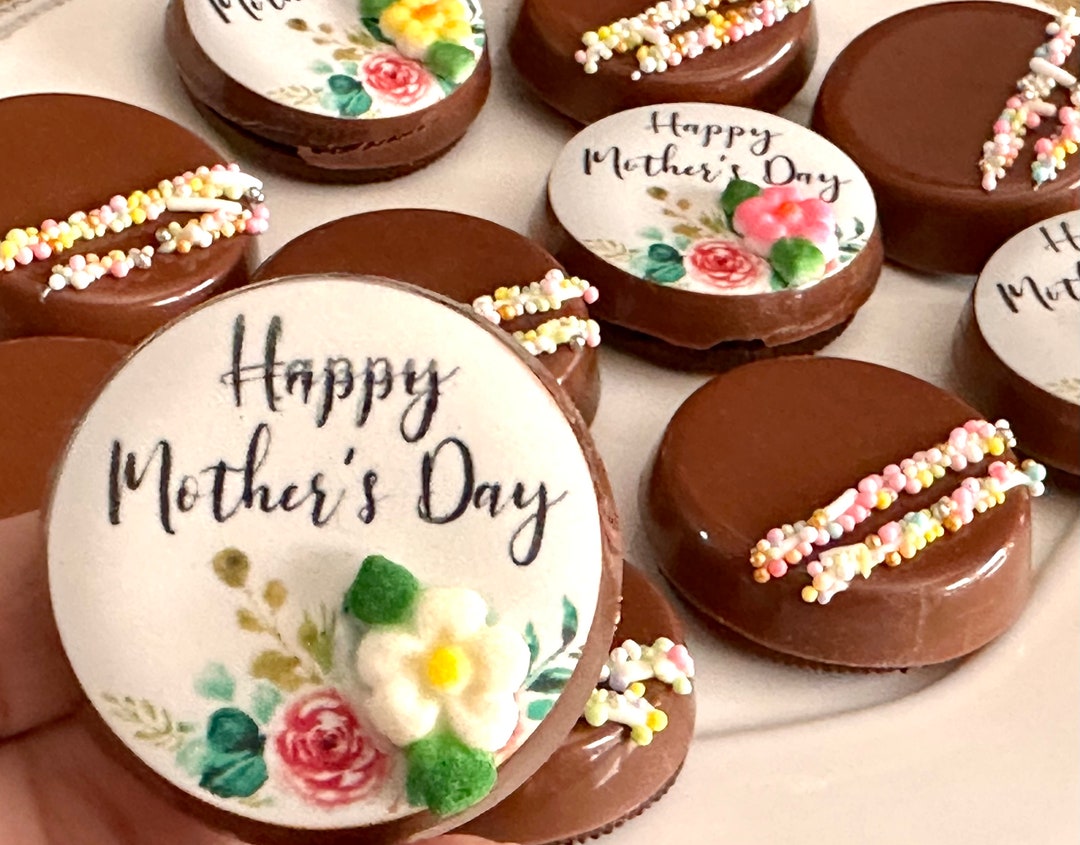 Chocolate Covered Oreos - Happy Mother's Day- Box of 12 - Etsy