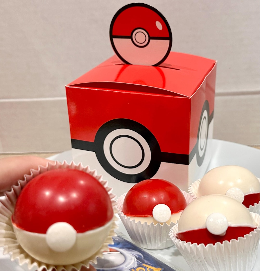 Hot Chocolate Bombs - Pokemon Balls - Box of 4 Sweet Cocoa Bombs - Etsy