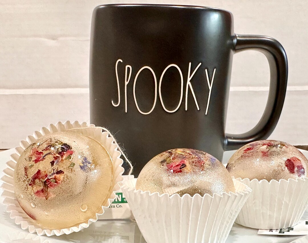 Tea Bombs - Mug With 4 Sweet Tea Bombs - SPOOKY - Etsy