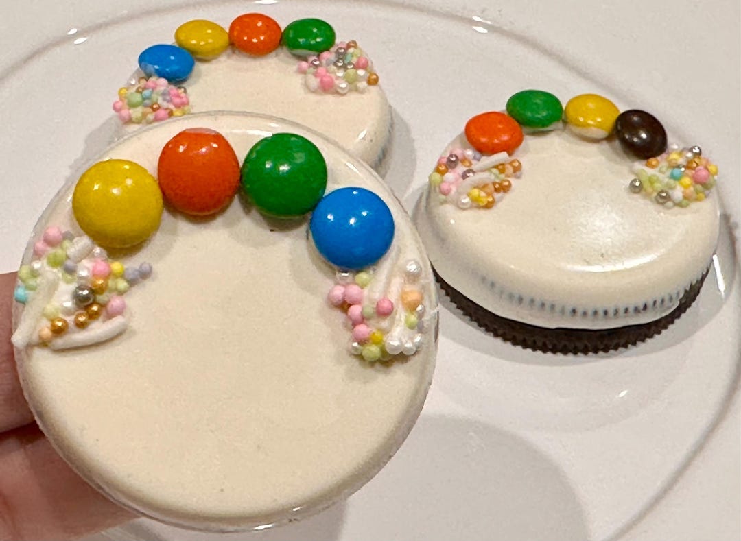 Chocolate Covered Oreos - M&ms - Box of 12 Sprinkles - Etsy