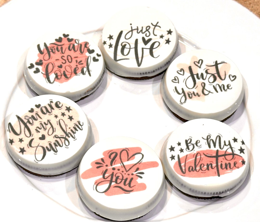 Chocolate Covered Oreos - Valentines Day - Box of 12 Just Love - Etsy