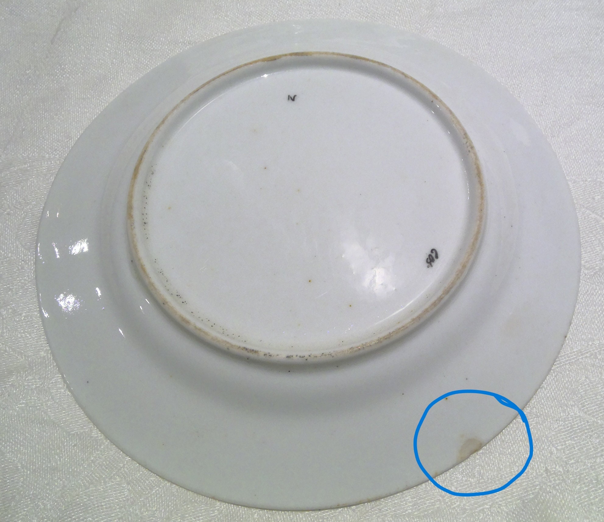 3 Sprig Plates With Large Blue Flowers - Etsy