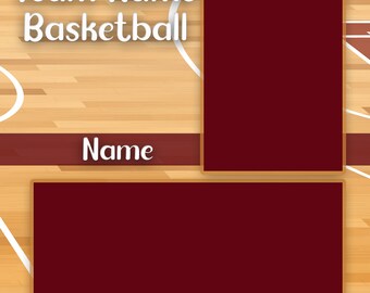 Basketball Memory Mate Template - Etsy