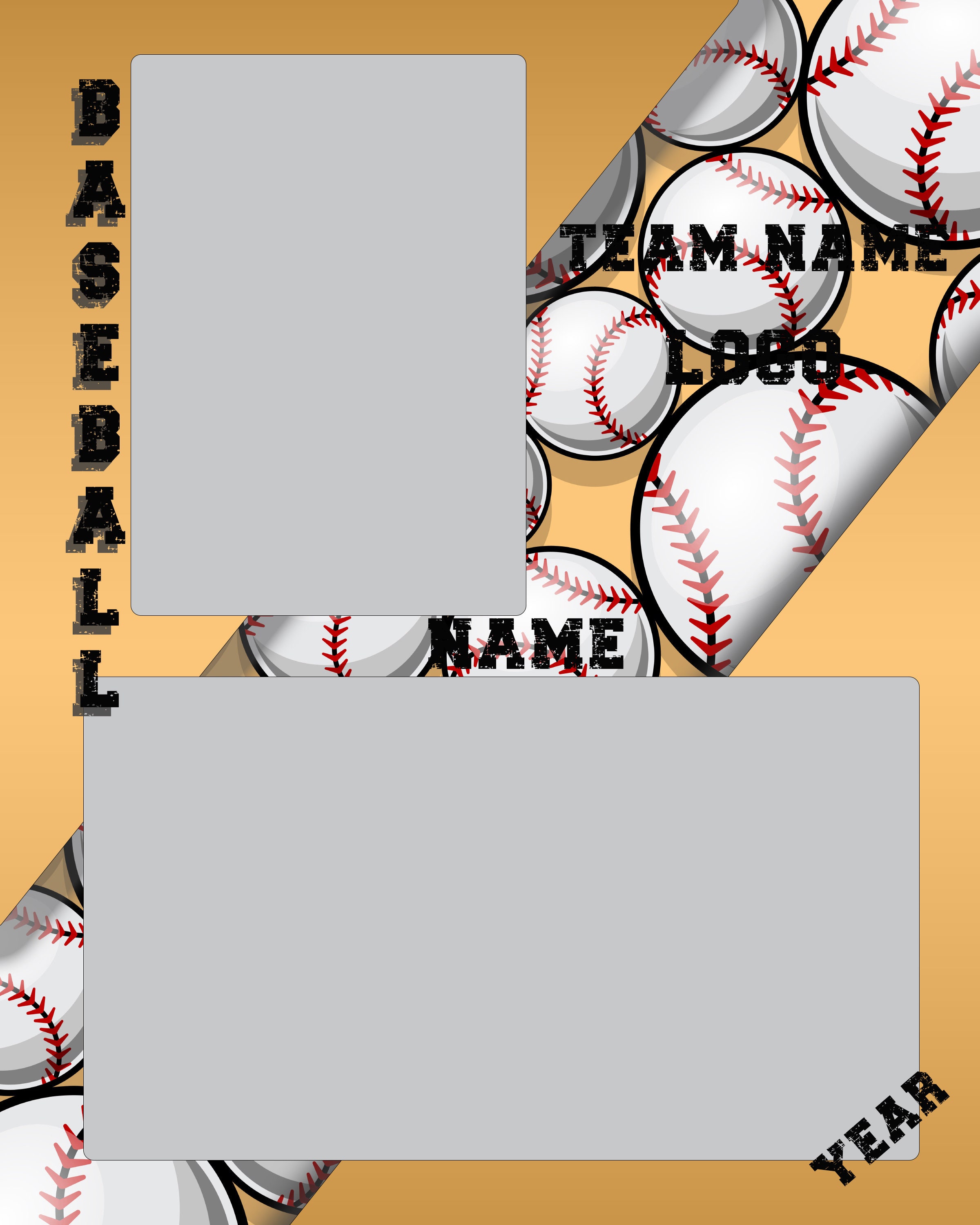 Paper & Party Supplies Sports Template Baseball Memory Mate Templates ...