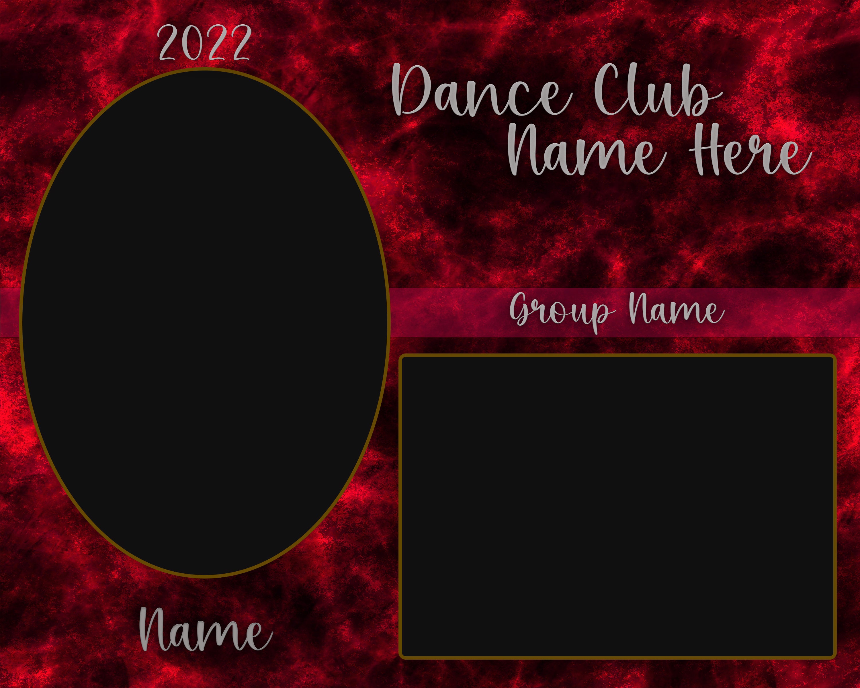 Dance Memory Mate Sports 10x8 Horizontal Template - Etsy