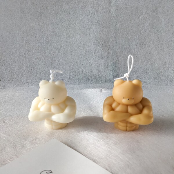 Bear Candle - Etsy