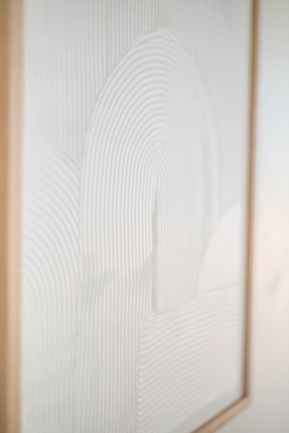 Acrylic Painting With Line Texture | Etsy