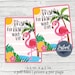 Printable Tropical Theme Party Thank You Cards- Summer Luau Thank You ...