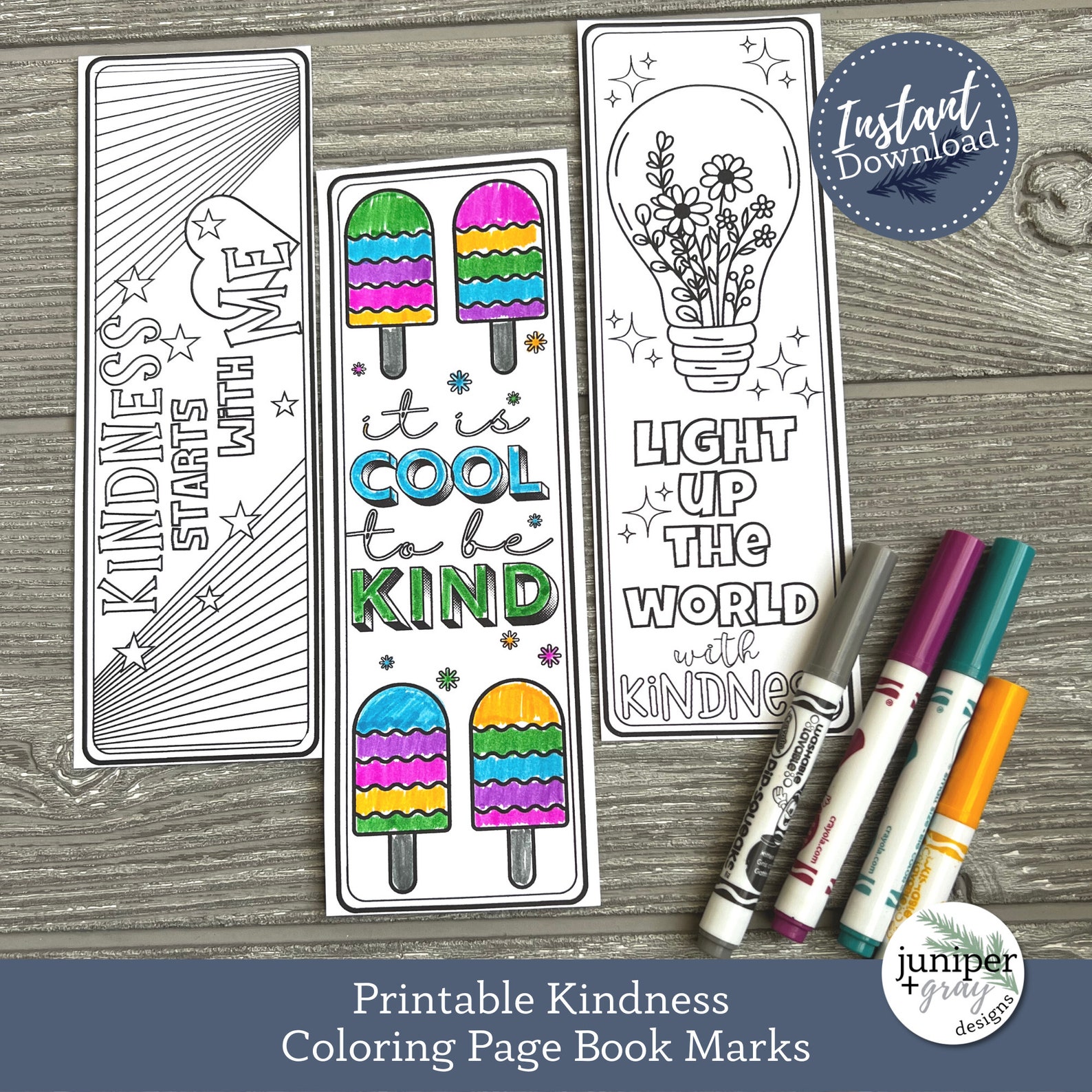 Printable Kindness Coloring Page Book Marks III - Coloring Page ...