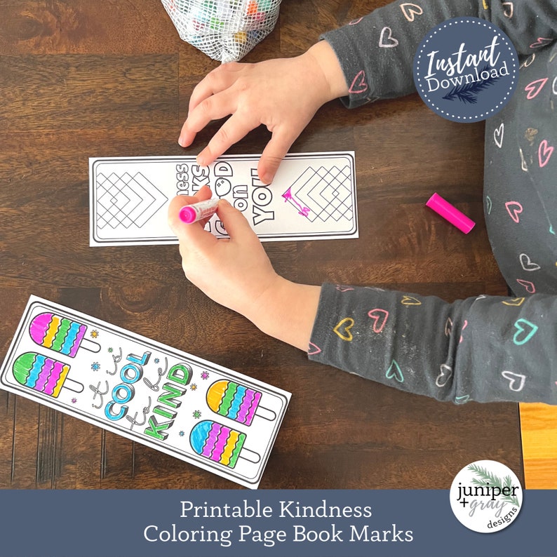 Printable Kindness Coloring Page Book Marks III Coloring Page Kindness ...