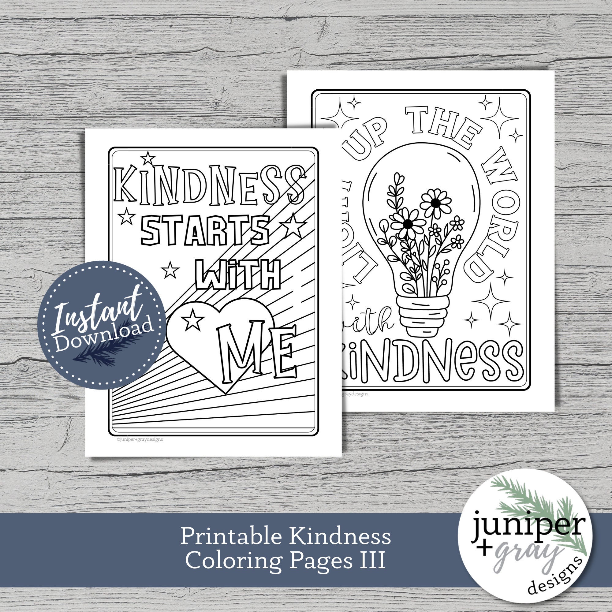 Printable Kindness Coloring Pages III Kindness Matters Bee Kind ...