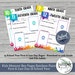 Printable School Memory Box Files Rainbow Paint Kids First & Last Day ...