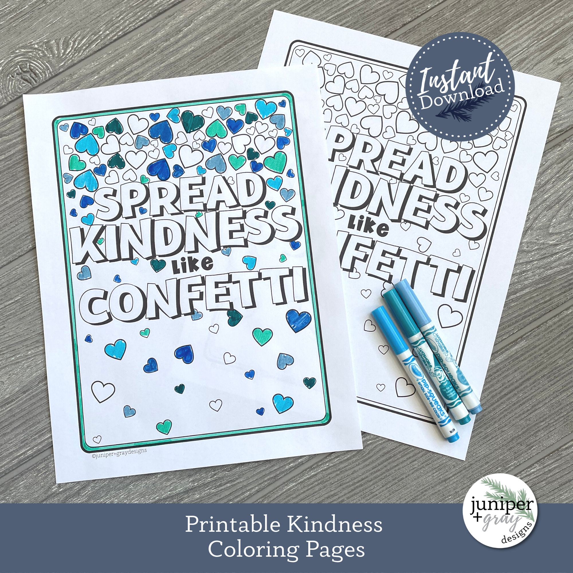 Printable Kindness Coloring Pages I Kindness Matters Bee Kind Coloring ...