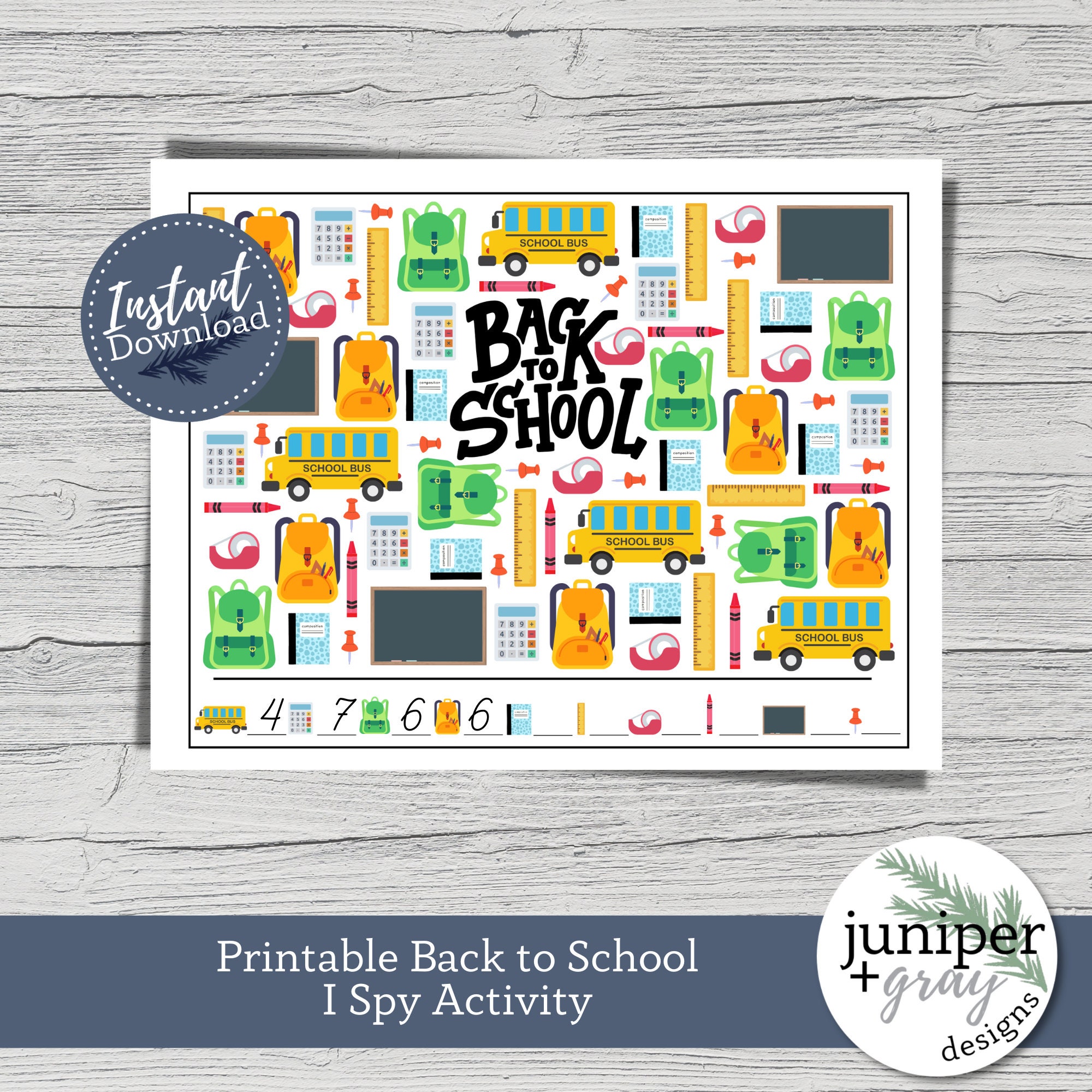 Printable Back to School I Spy Kids Activities - Back to School I Spy ...