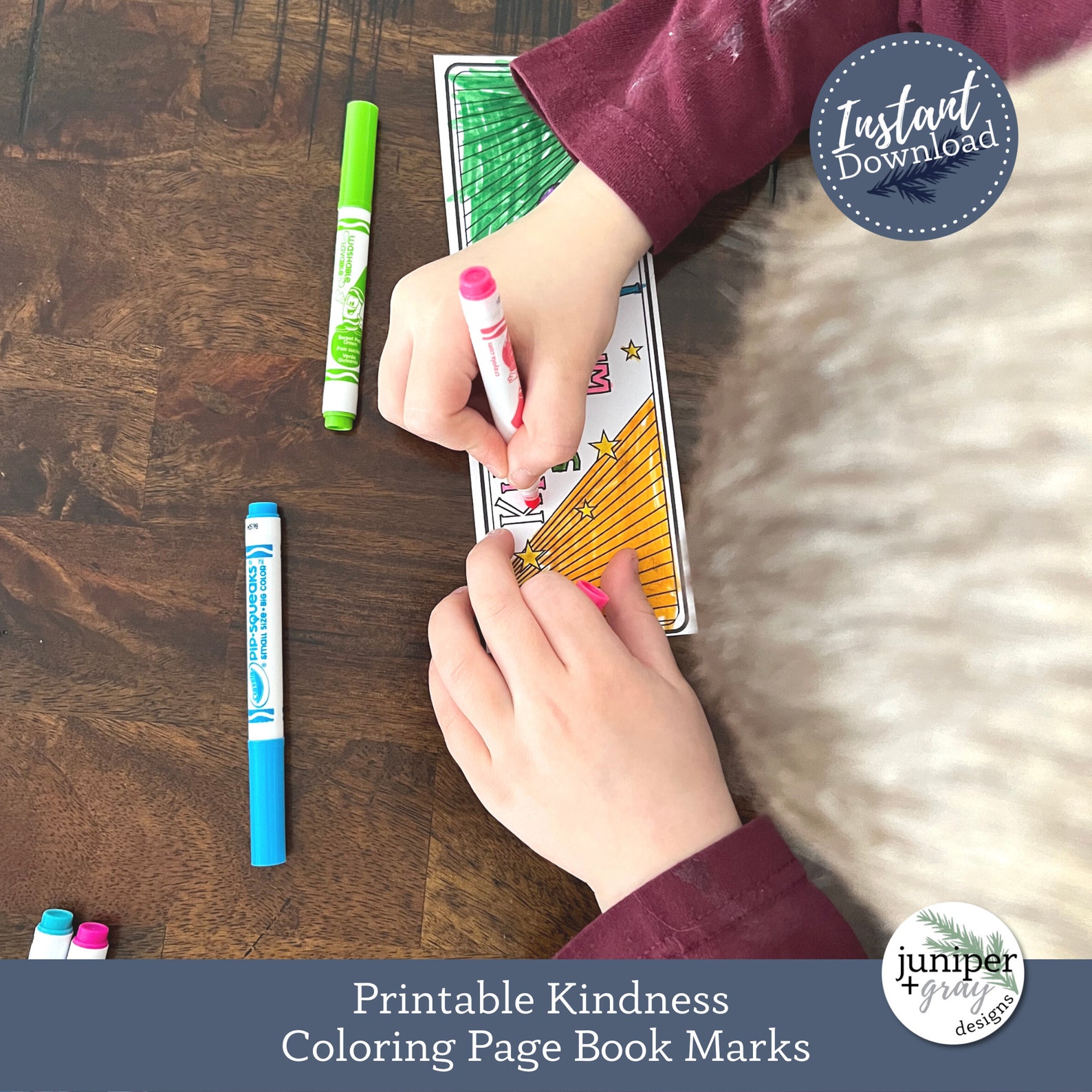 Printable Kindness Coloring Page Book Marks III Coloring Page Kindness ...