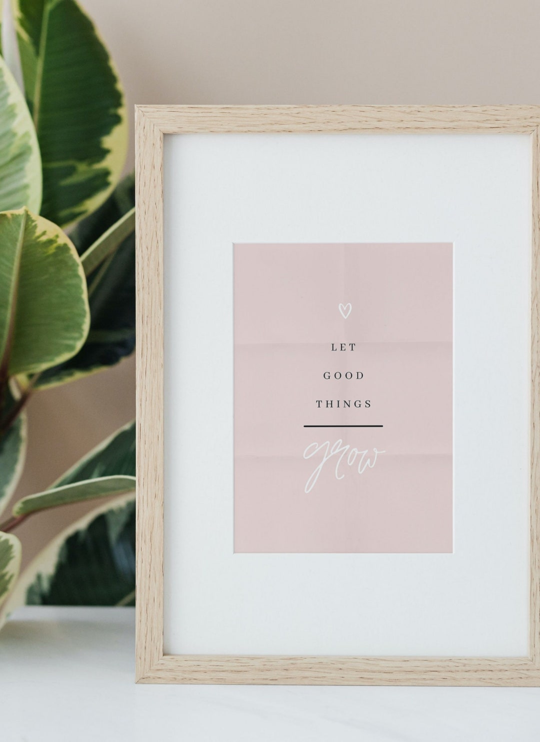 Let Good Things Grow Digital Printable, Affordable Home and Office ...