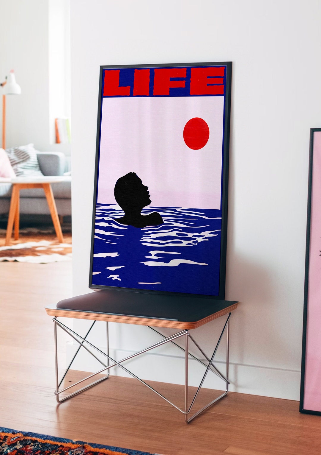 Life Poster, Trippy Poster, Preppy Print, Aesthetic Poster, Eclectic ...