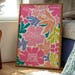 Floral Daily Planner Poster: Matisse Style Inspirational Print (digital ...