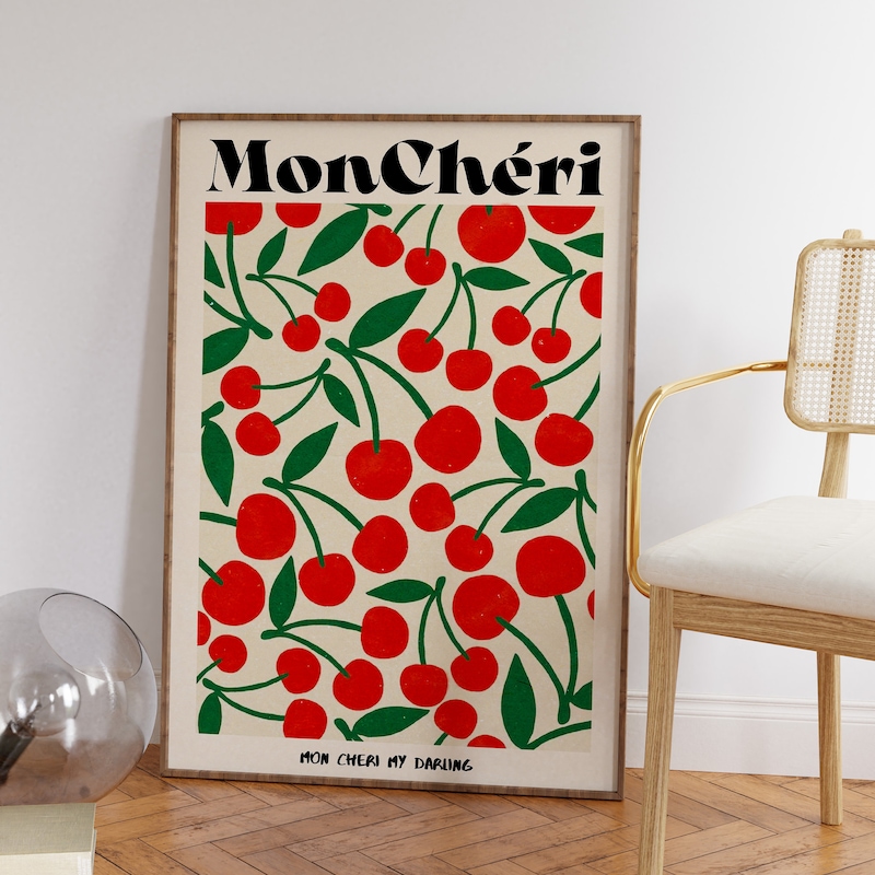 Cherry Print - Etsy