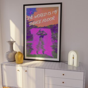Retro Disco Magazine Poster: 70s Psychedelic Wall Art (digital Download ...