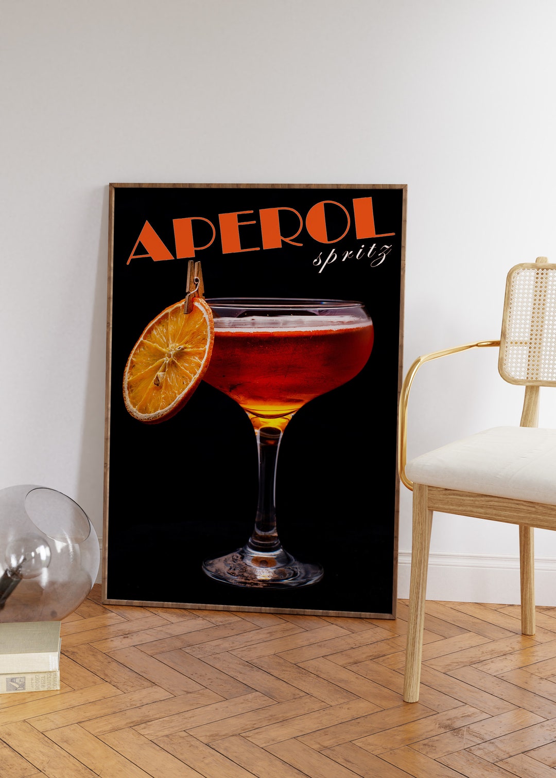Aperol Spritz Poster: 70s Retro Bar Art (digital Download) - Etsy