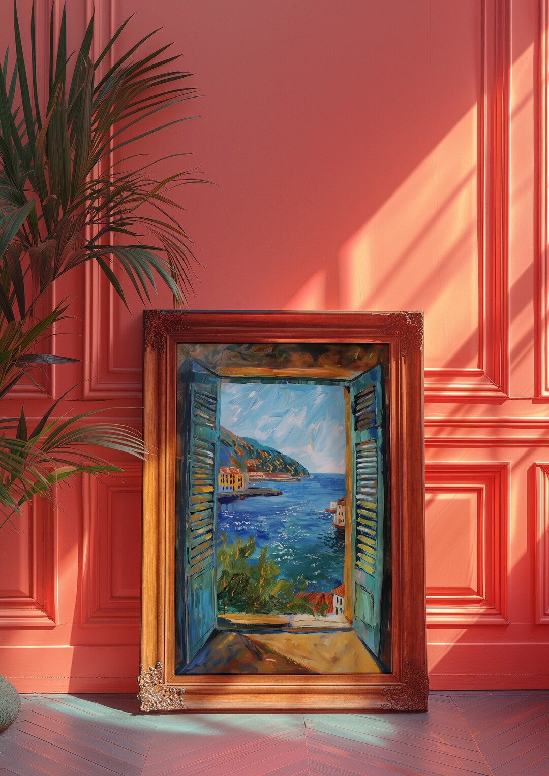 Matisse Open Window Poster, Seaside Wall Decor Print, Coastal Art for ...