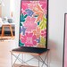 Floral Daily Planner Poster: Matisse Style Inspirational Print (digital ...