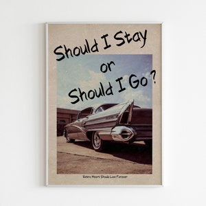Vintage Car Poster: 70s Retro Wall Art (digital Download) - Etsy