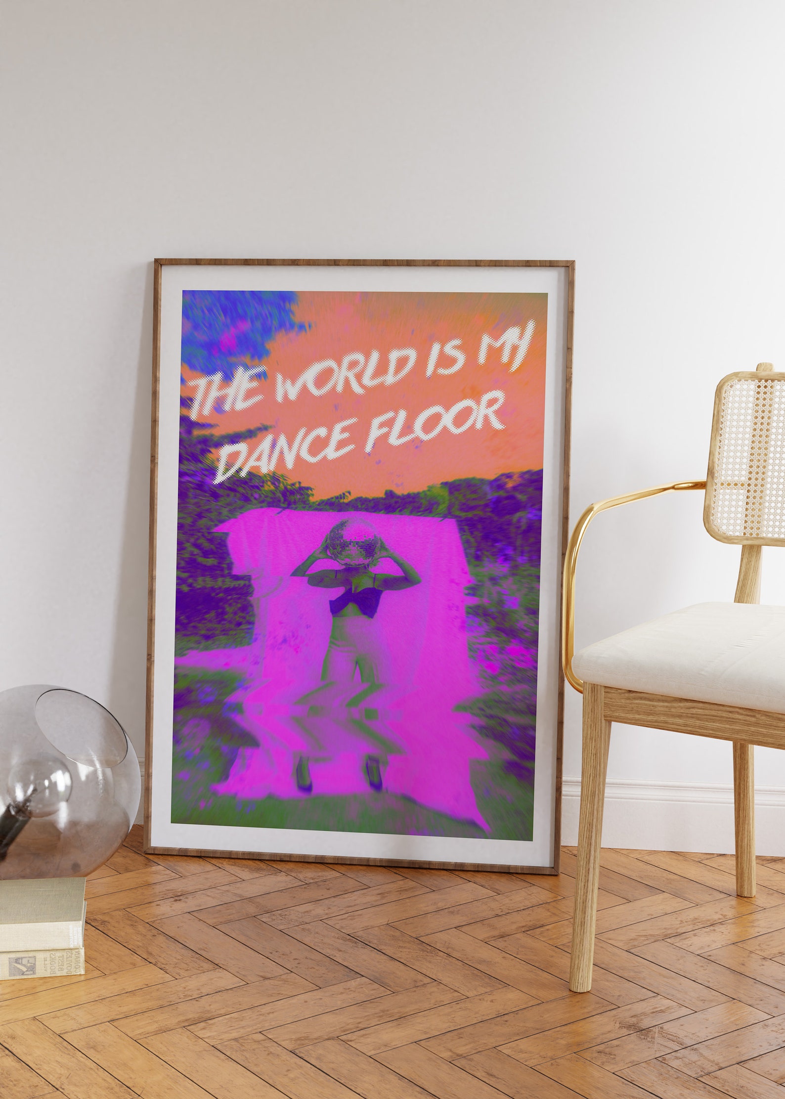 Disco Magazine Poster, 70s Wall Print, Retro Disco, Newspaper Poster ...