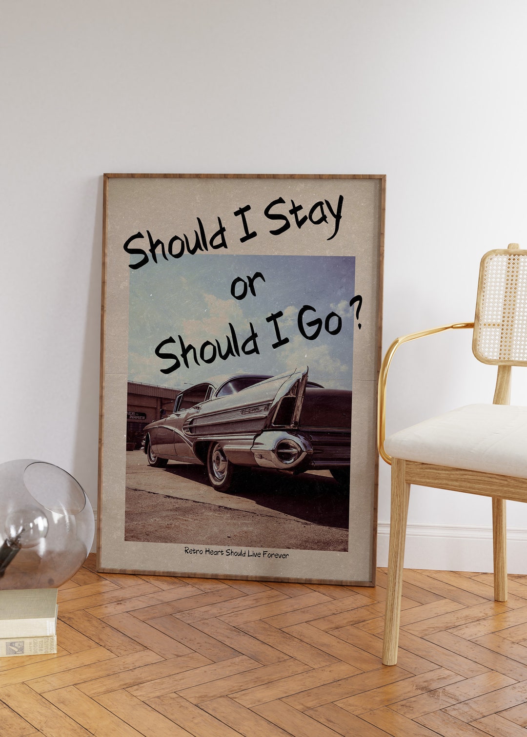 Vintage Car Poster: 70s Retro Wall Art (digital Download) - Etsy
