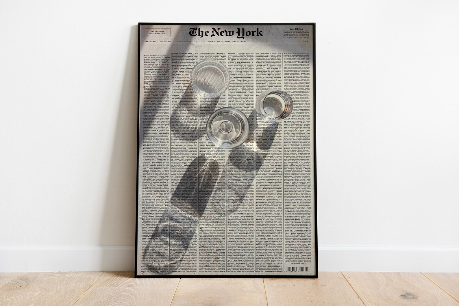 Retro Newspaper Art Print: 70s Psychedelic Wall Decor (digital Download ...