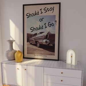 Vintage Car Poster: 70s Retro Wall Art (digital Download) - Etsy