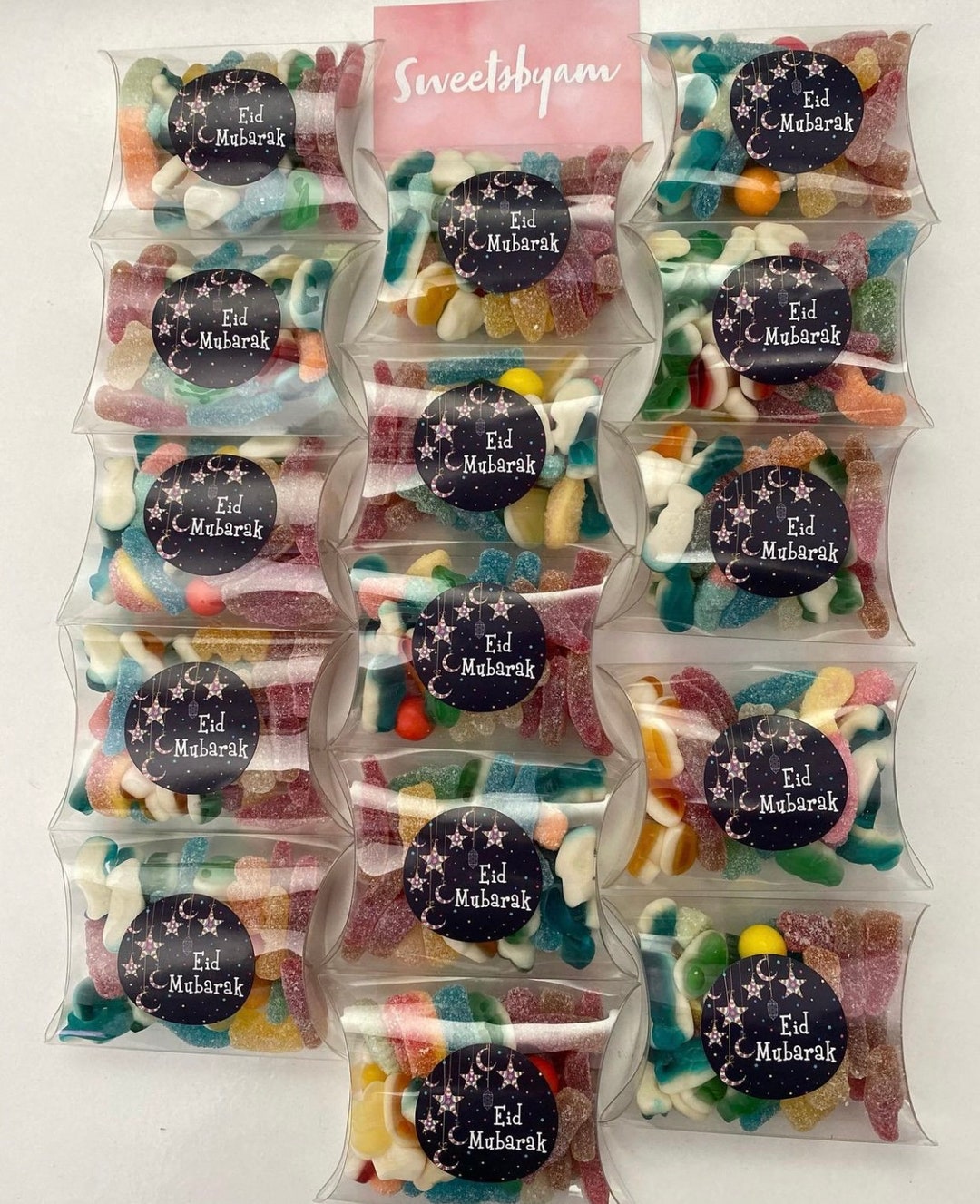Eid Mubarak Mini Sweet Boxes Halal Sweet Boxes Sweet - Etsy