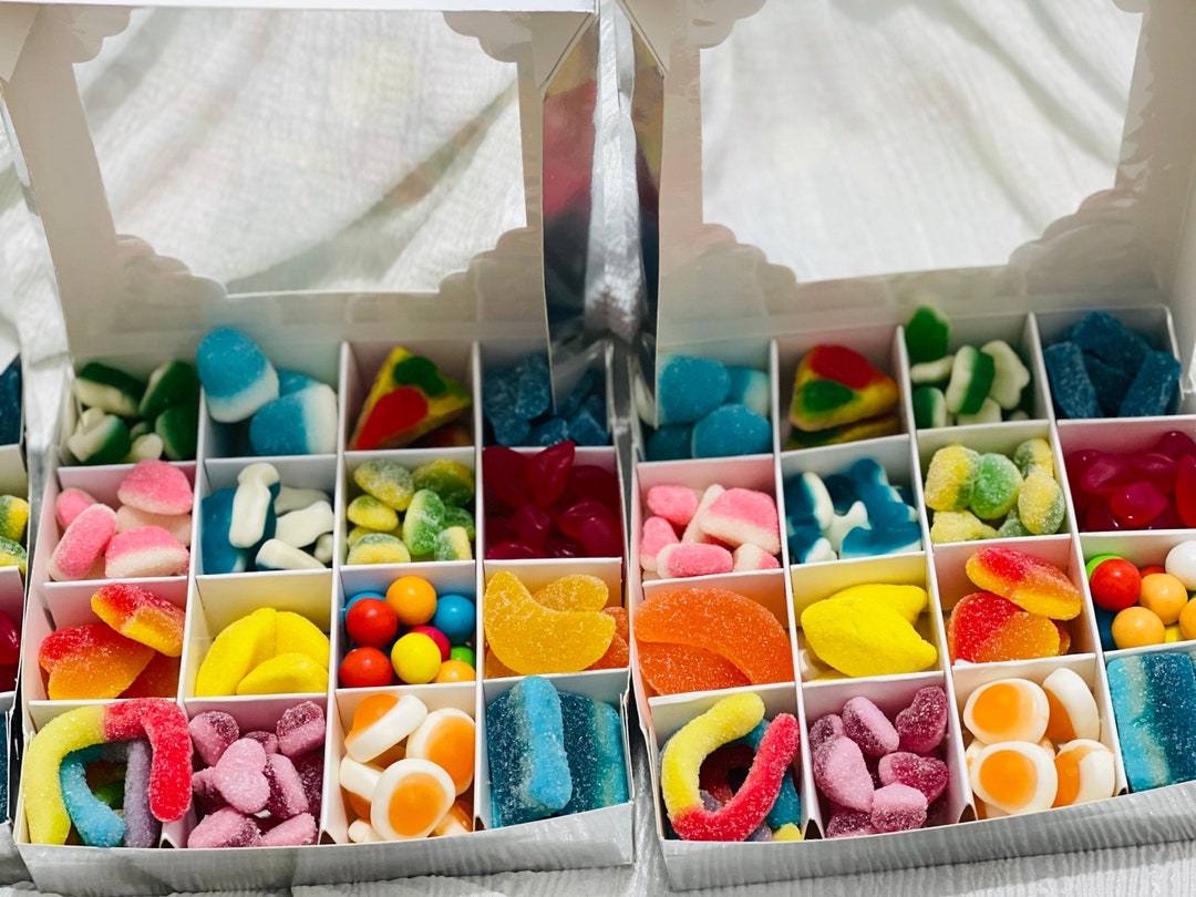 Eid Mubarak Sweet Boxes Assorted Mix Jellies Window Boxes Halal Sweets ...