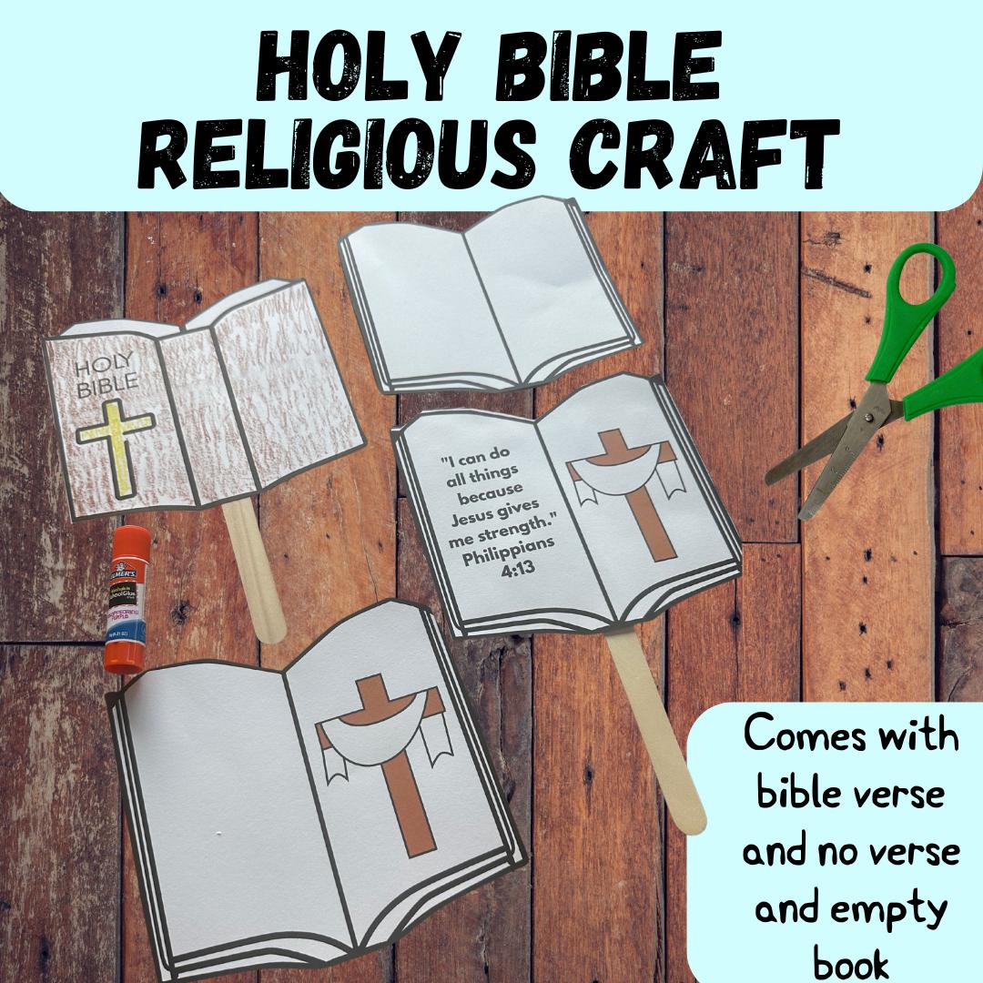 DIY Bible Verse Craft – Popsicle Stick Craft – Fun & Easy Christian ...