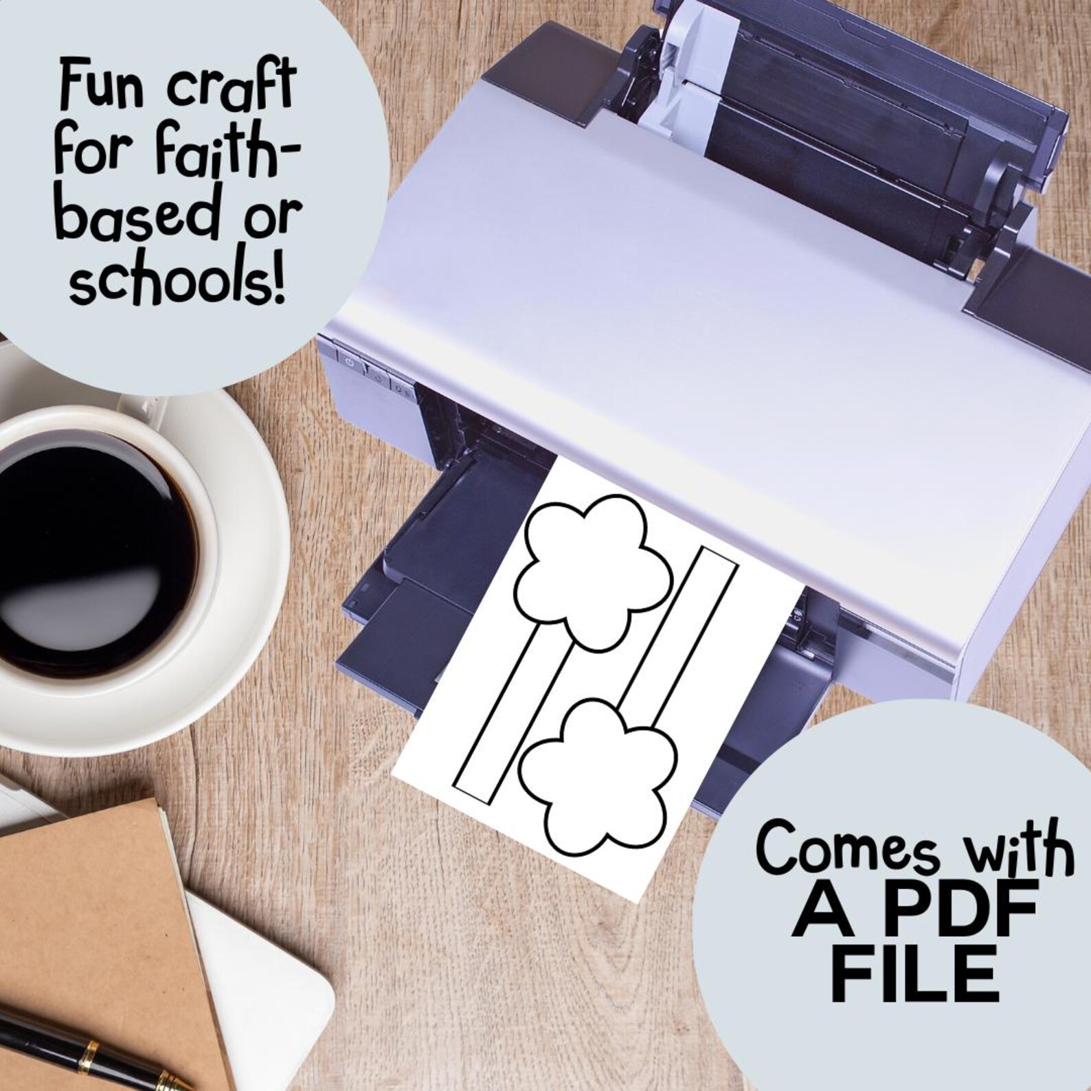 Printable Kindness Craft for Kids | Flowerpot Template | Write Kind ...