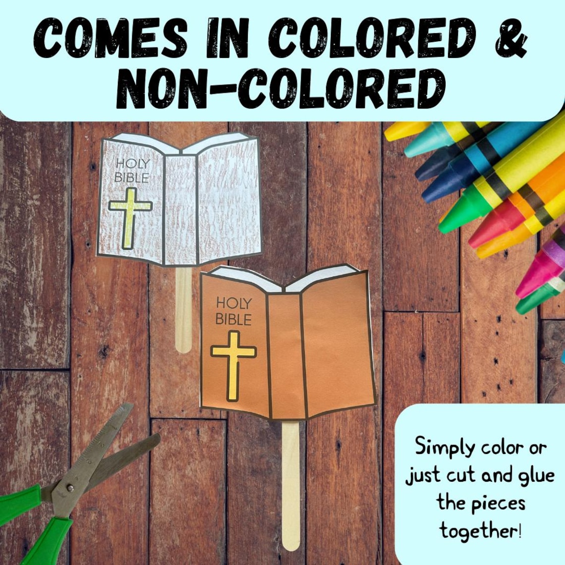 DIY Bible Verse Craft – Popsicle Stick Craft – Fun & Easy Christian ...