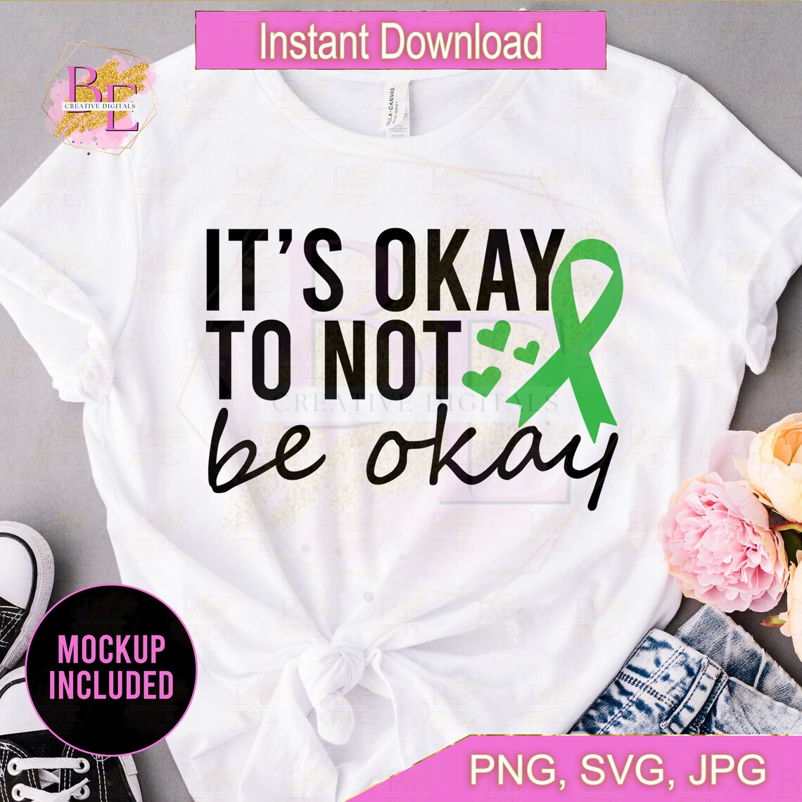 It's Ok to Not Be Ok SVG | Mental Health | Inspirational | Mental ...