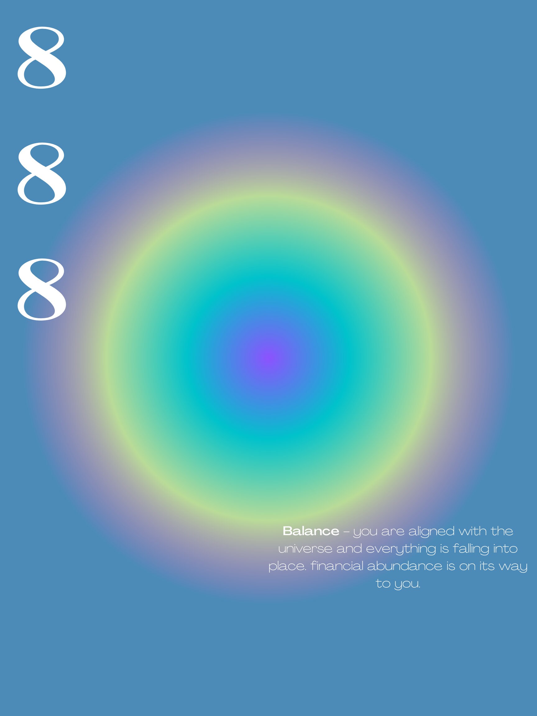 Angel Number Gradient Poster SET - Etsy