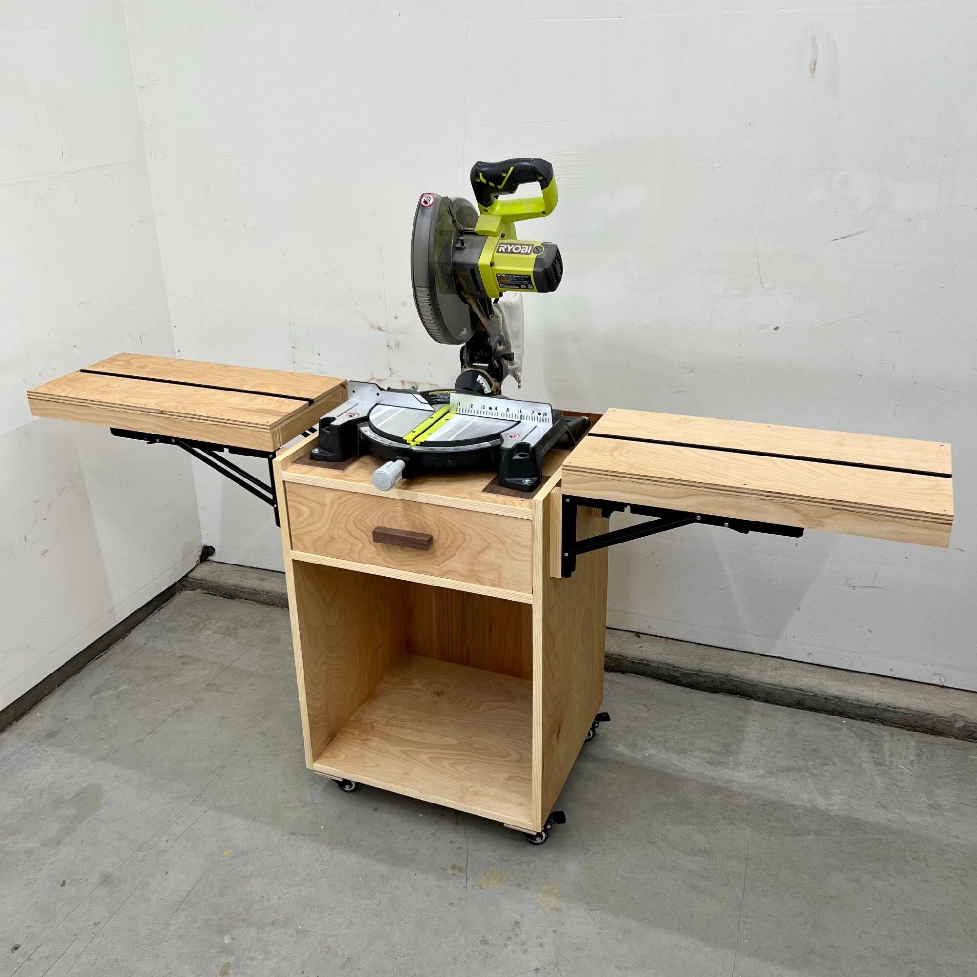 Middleweight Folding Workbench & Miter Saw Station Plan Bundle - Etsy