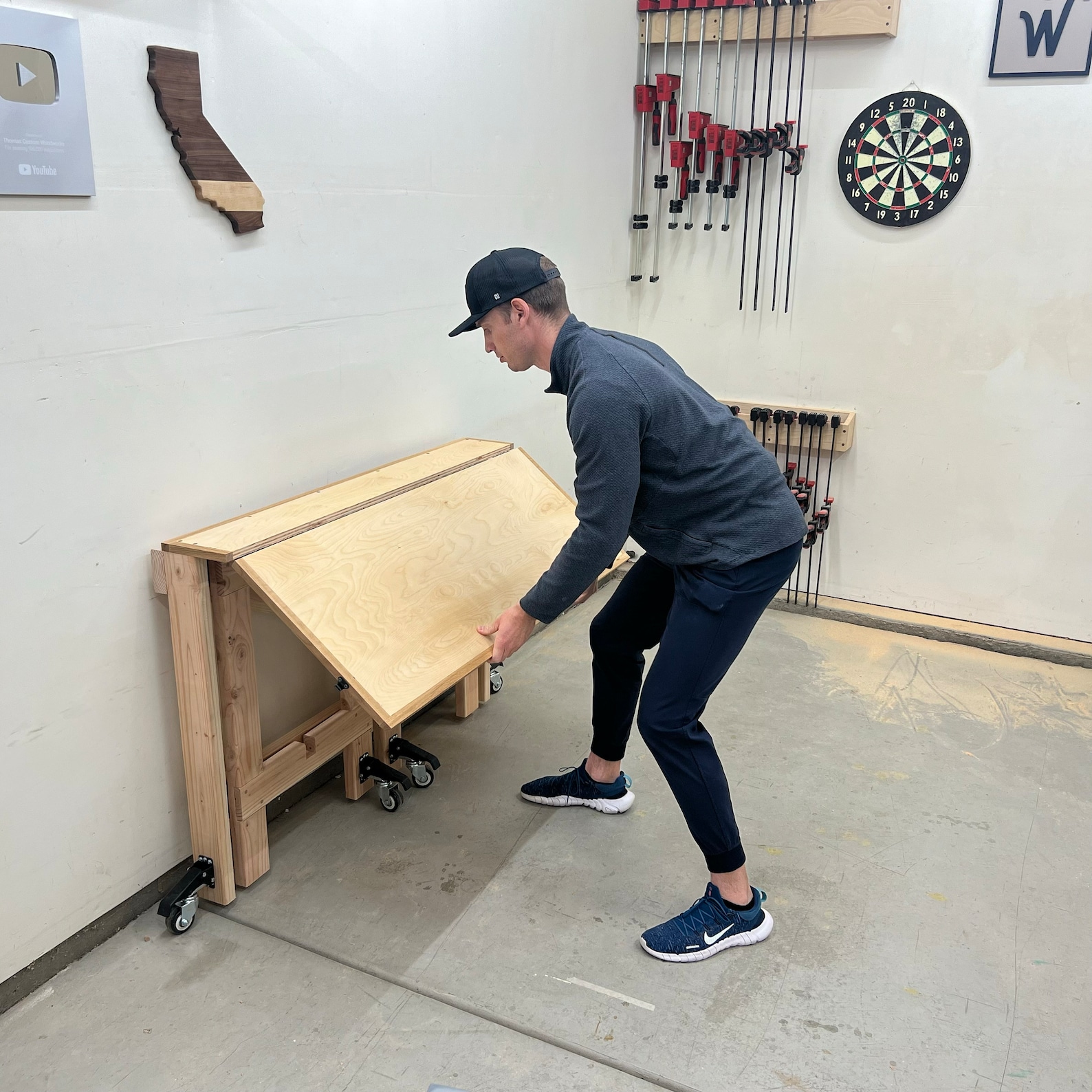 Lightweight Folding Workbench Plans - Imperial AND Metric - Etsy