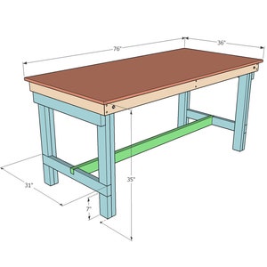 Wall-mounted Folding Workbench Plans - Written and Video - Etsy