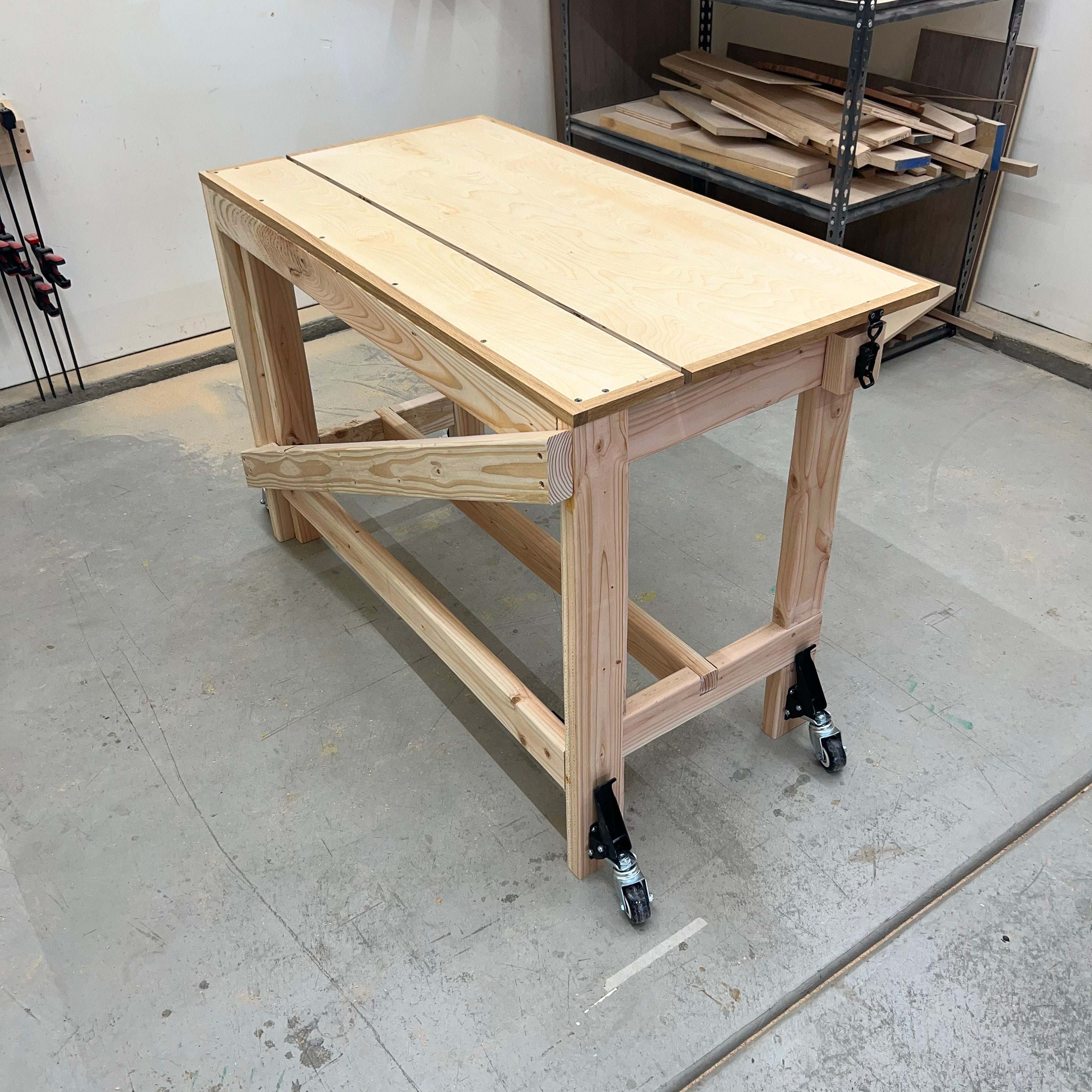 Lightweight Folding Workbench Plans - Imperial AND Metric - Etsy