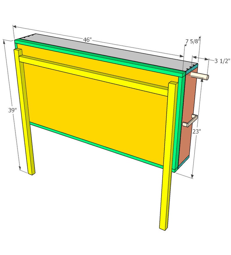 Foldable Work Station Plans - Written and Video - Etsy