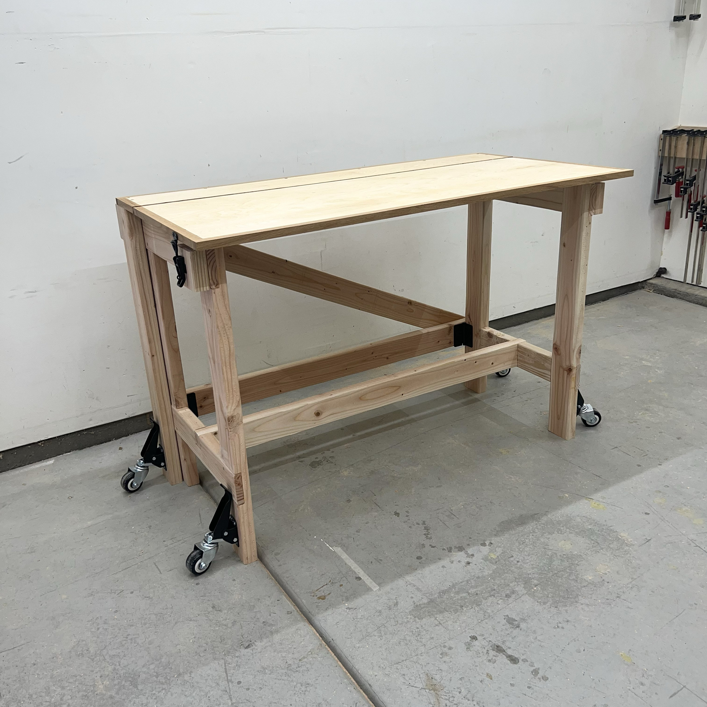 Lightweight Folding Workbench Plans - Imperial AND Metric - Etsy
