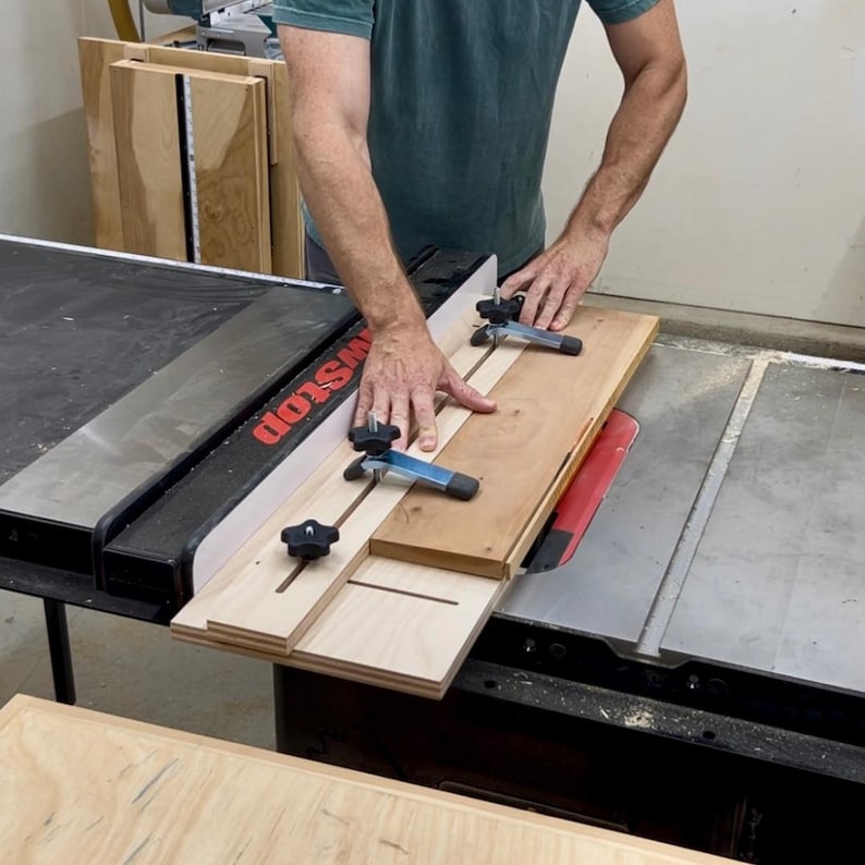 Tapering/jointing Jig Plans - Imperial AND Metric - Etsy