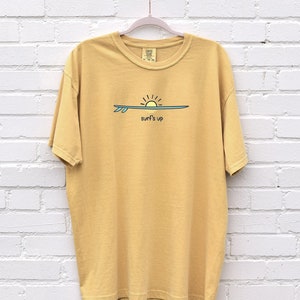 Sun Surfing Tshirt Ocean Beach T-shirt Summer Shirt Customizable ...