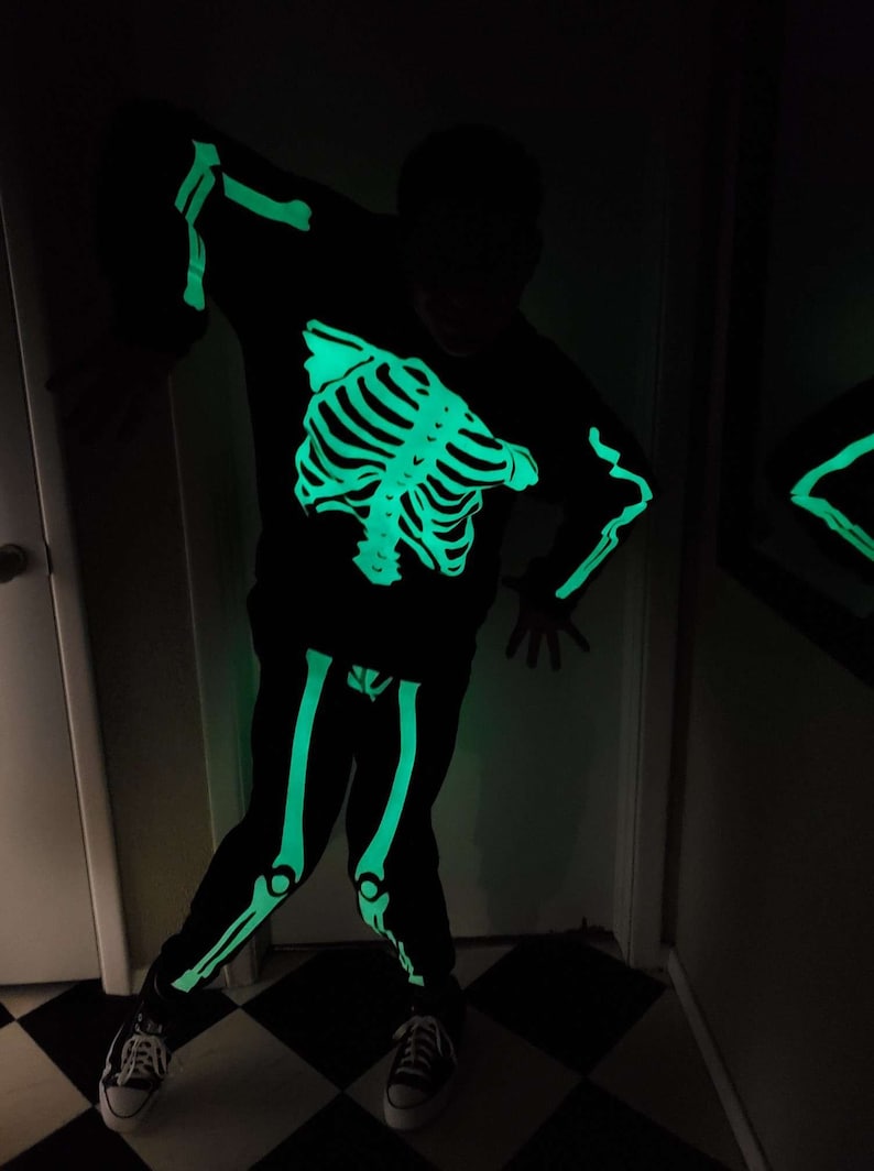 Halloween Skeleton Costume Shirt and Joggers Sweat Pants - Etsy