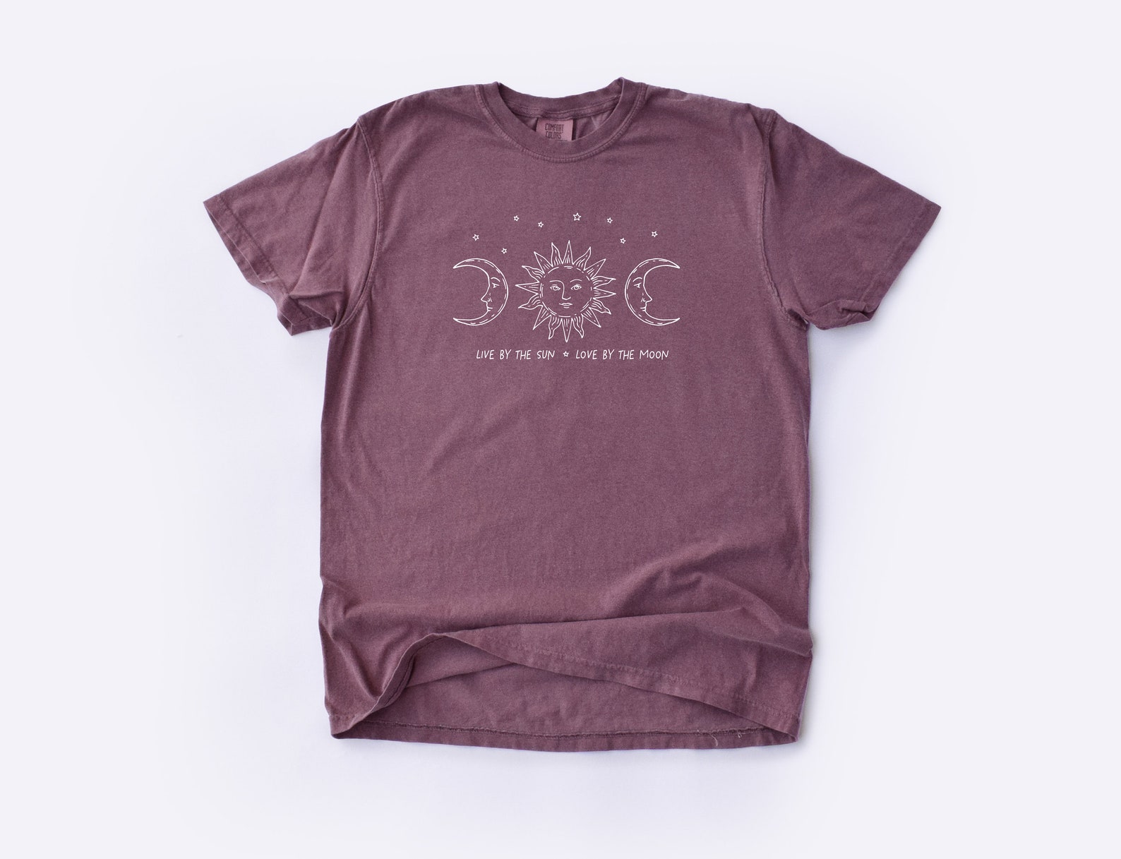 Customizable Sun and Moon Shirt Oversized Comfort Colors Celestial Tee ...